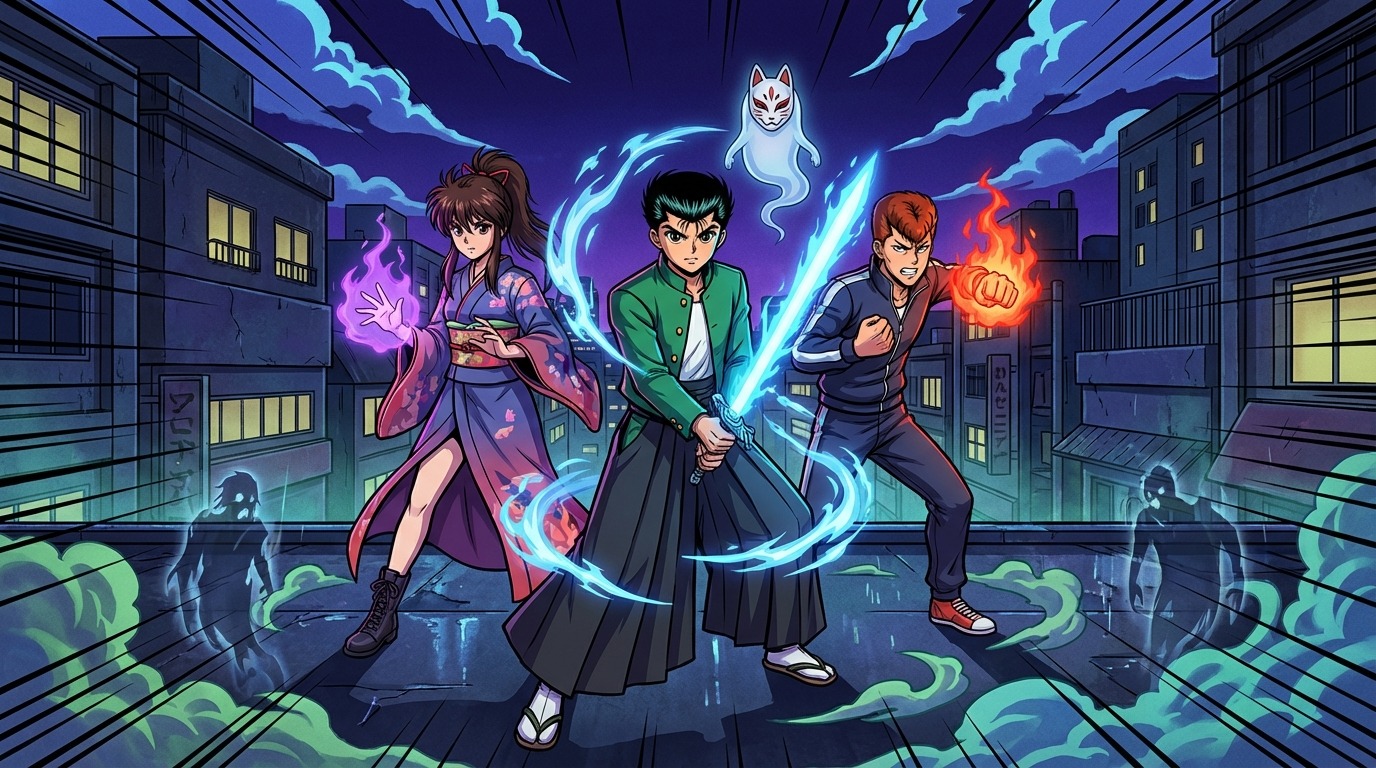 L’animazione di un fantasma Yu Yu Hakusho - Japan Animation Italia